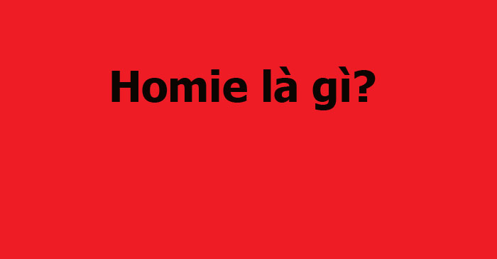 Homie là gì? - tienichit.com - Tiện Ích IT